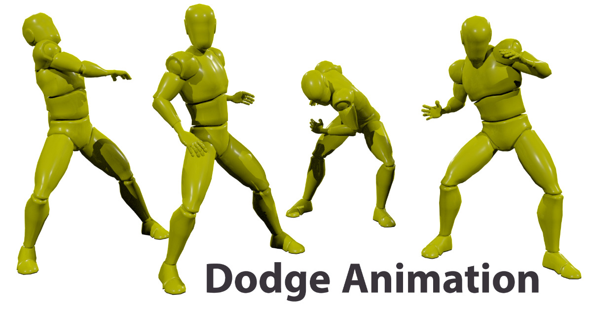 Dodge Animation Pack | 3D Animations | Unity Asset Store