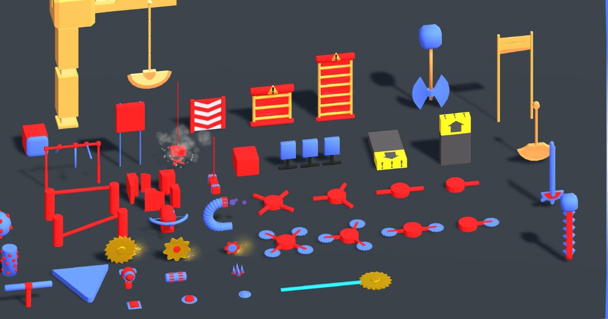 Hyper-Casual - 3D Animated Traps & Obstacles + VFX | 3D Props | Unity ...
