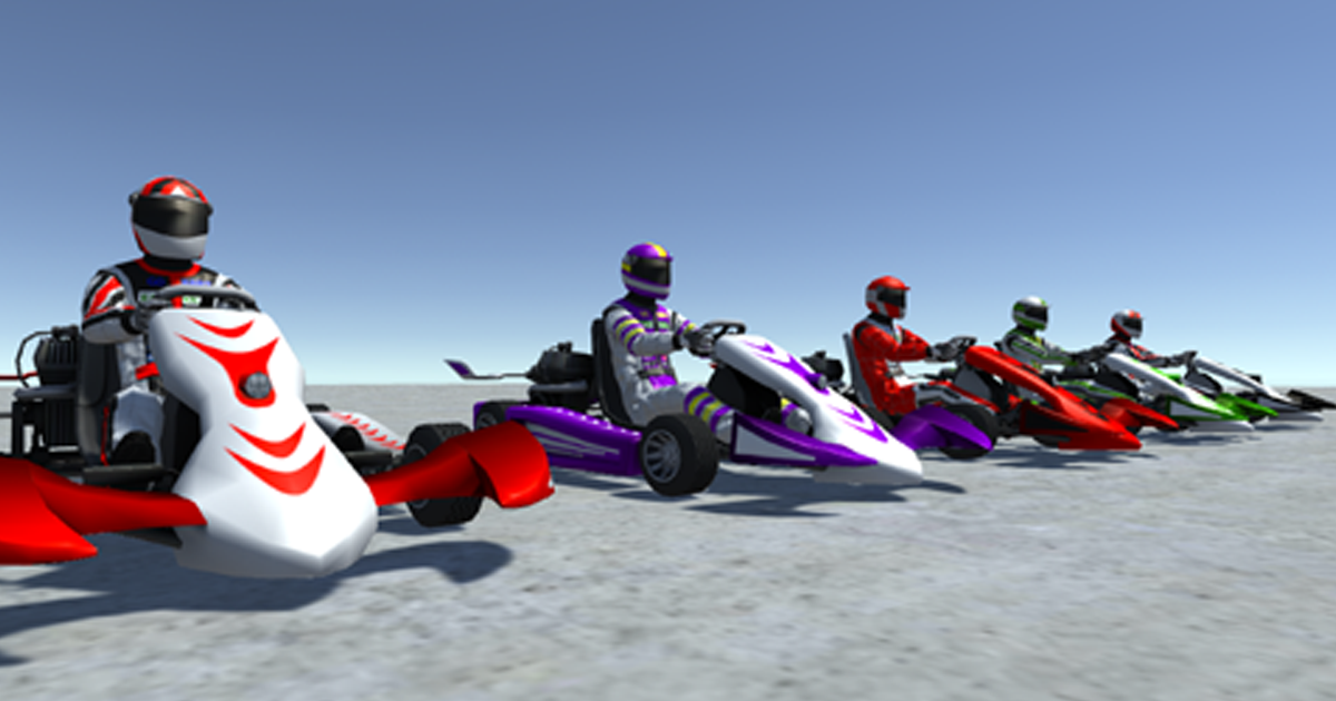 5 Low Poly Karts With Player Pack - 3 | 3D Land | Unity Asset Store
