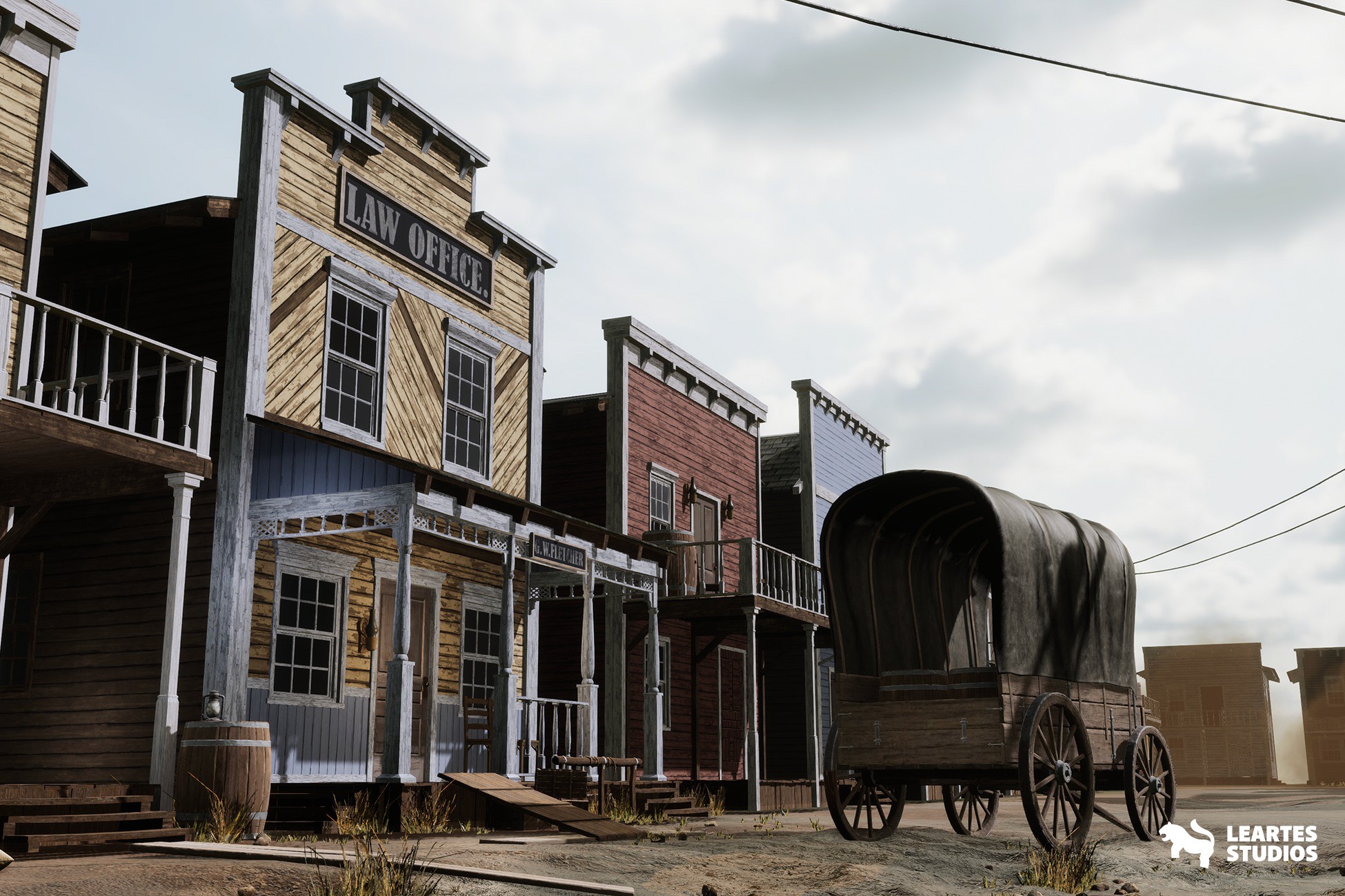 Western Town / Village Pack | 3D Historic | Unity Asset Store