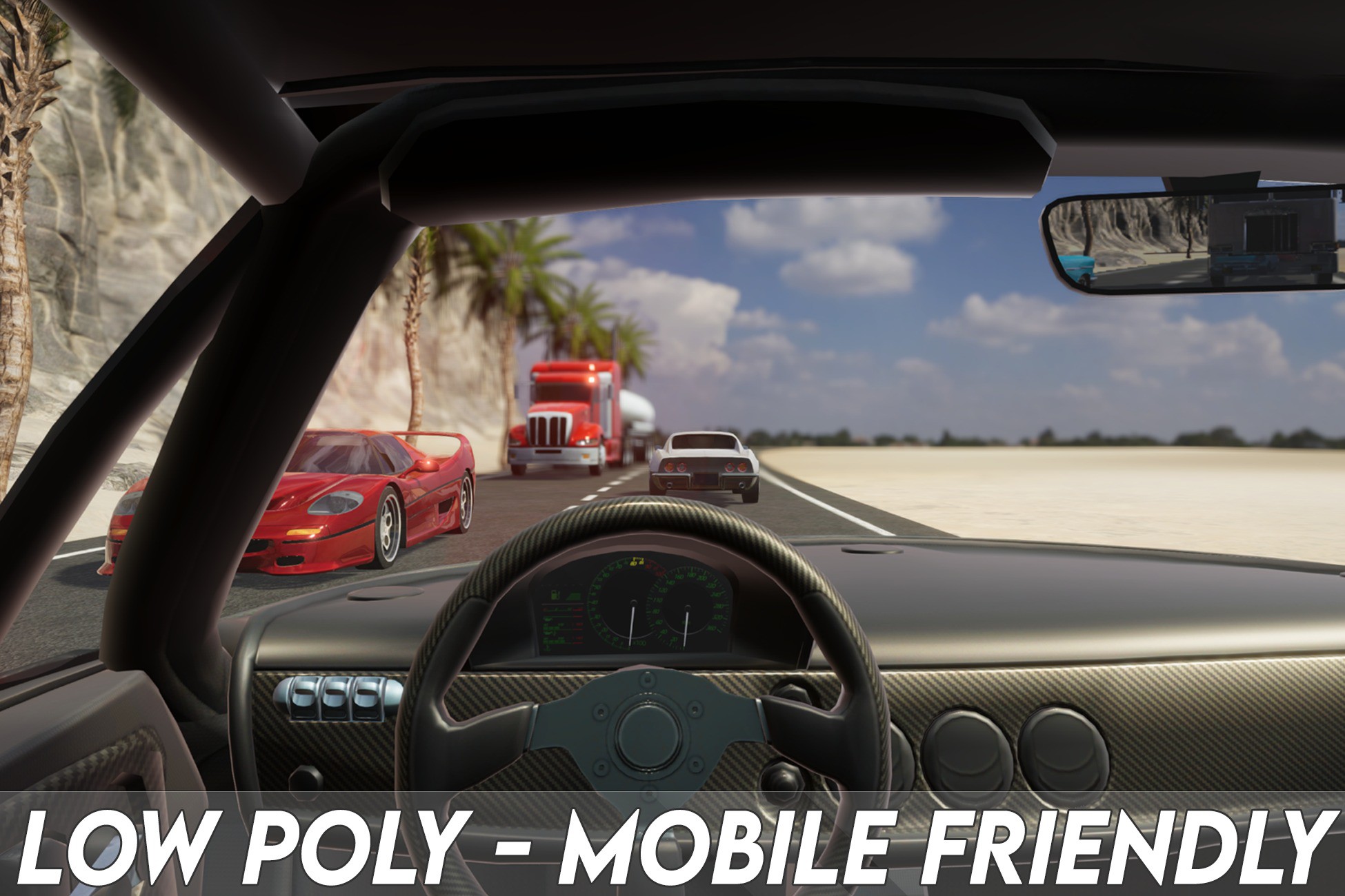 Car interior 29 | 3D Land | Unity Asset Store