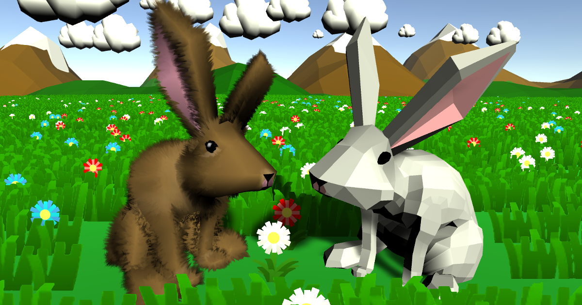 Rabbit Package - Furry and Low Poly | Characters | Unity Asset Store