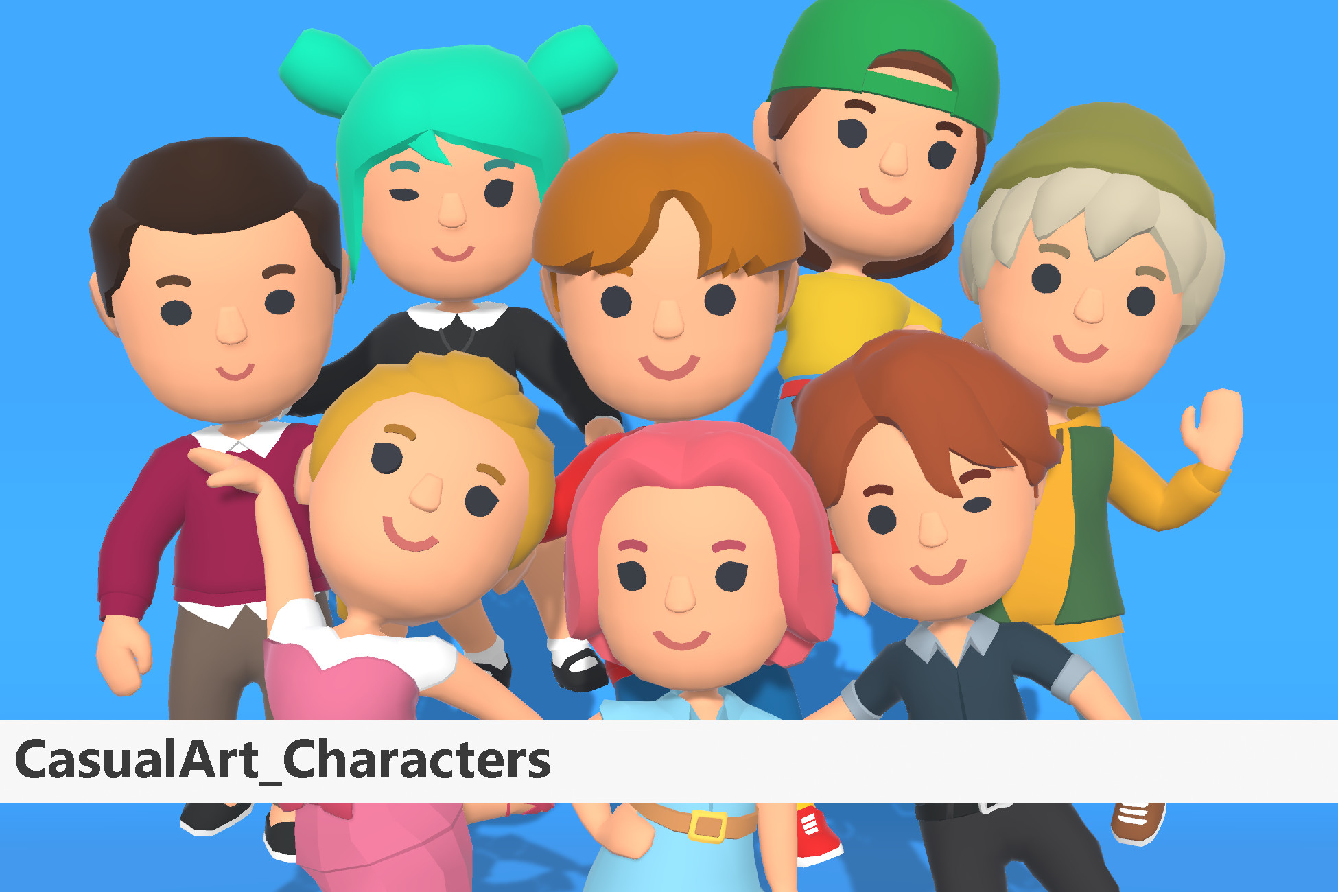 CasualArt_Characters | 3D Humanoids | Unity Asset Store