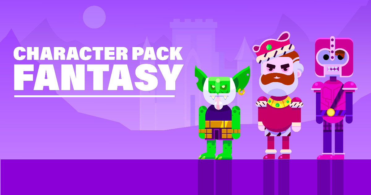 Free 2D Fantasy Characters Easy to Rig | 2D Characters | Unity Asset Store