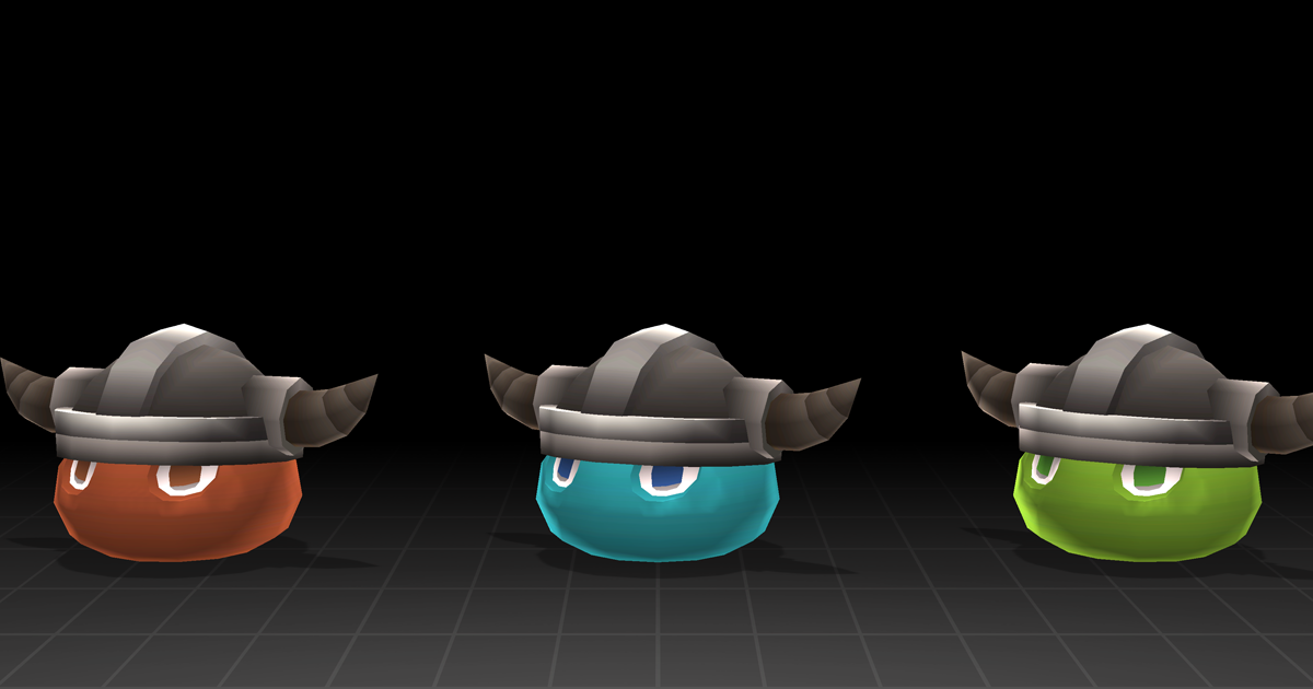 Poly HP - HelmetSlime | 3D Creatures | Unity Asset Store