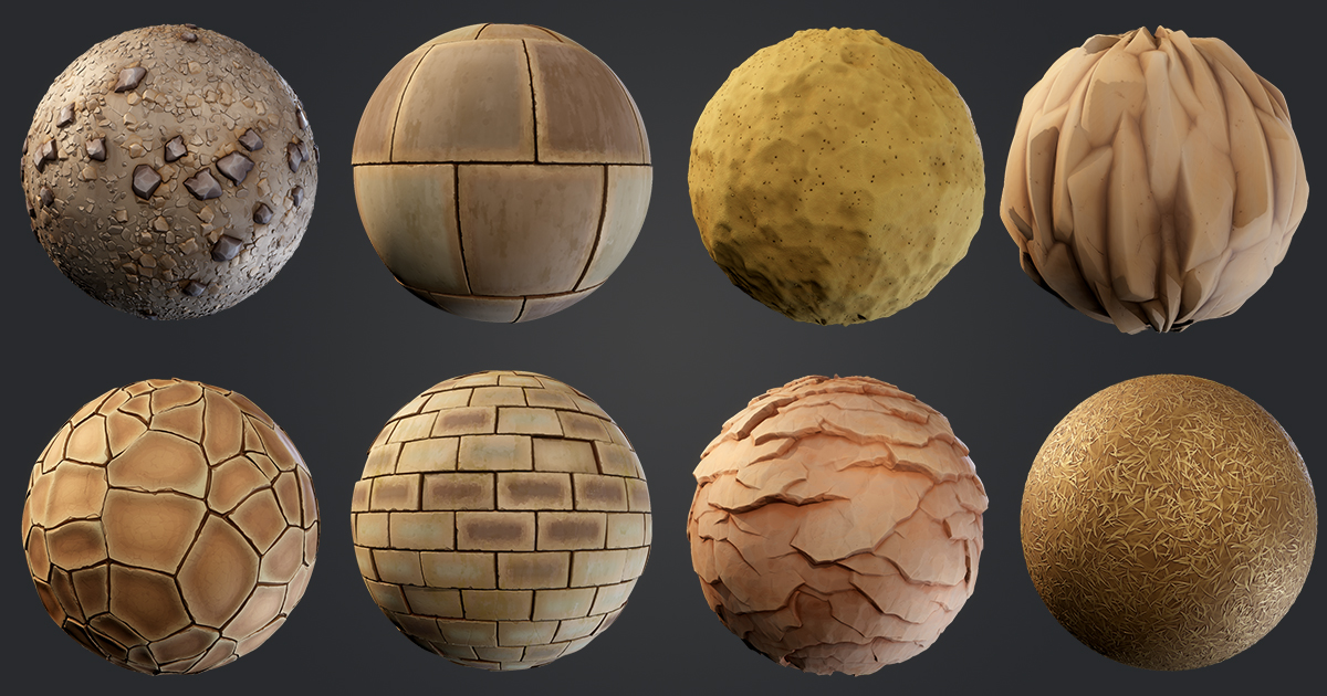 Stylized Lost Oasis Pack Texture | 2D Textures & Materials | Unity ...