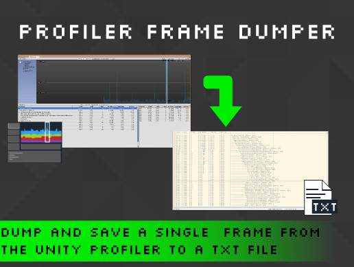 Profiler Frame Dumper | Utilities Tools | Unity Asset Store