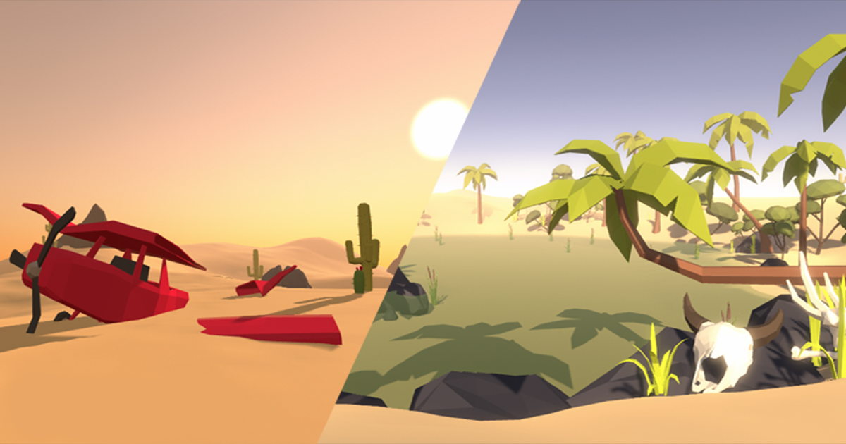 Poly Desert pack | 3D Environments | Unity Asset Store