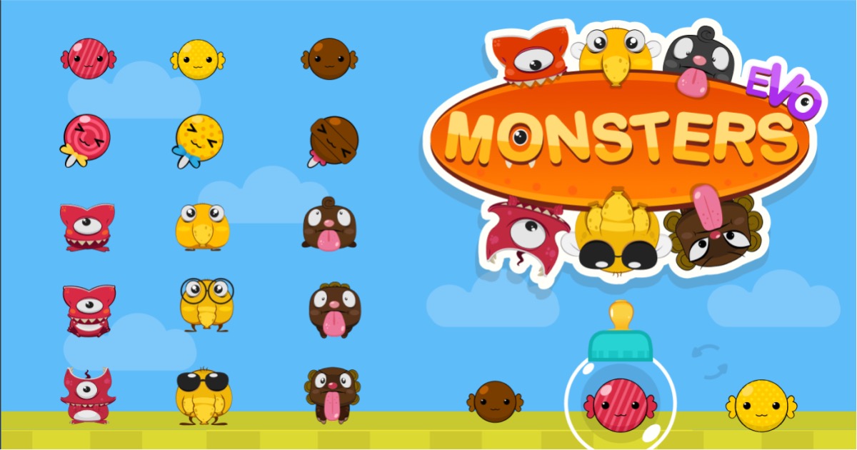 Kawaii Monster Evolution Game Kit | 2D Characters | Unity Asset Store