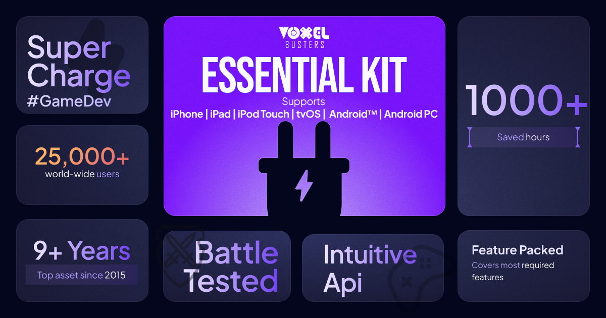 Essential Kit Lite - Sharing, Rate My App, Shortcuts, Contacts, Native UI & More | 整合 | Unity ...