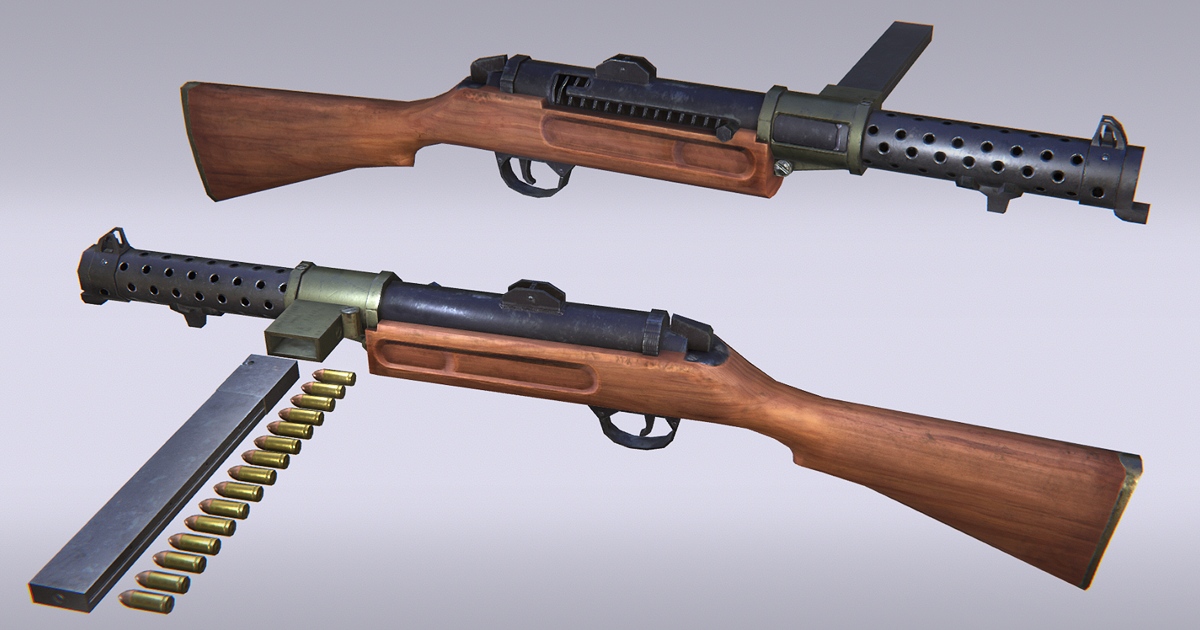 Sub Machine Gun (SMG Mk1) | 3D Guns | Unity Asset Store