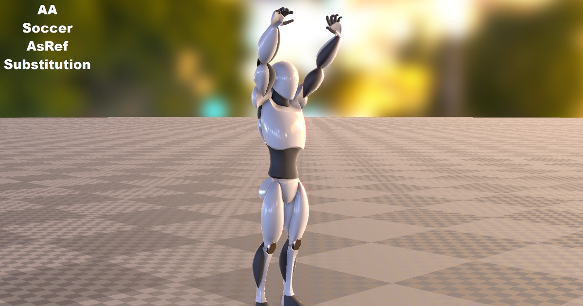 AA Soccer Referee AssistantReferee Animations package | 3D 动画 | Unity Asset Store