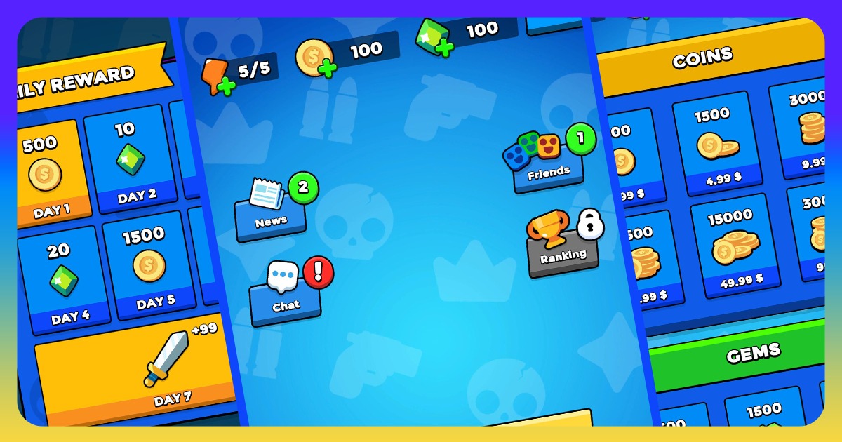 GUI Mobile - Battle Pack | 2D GUI | Unity Asset Store