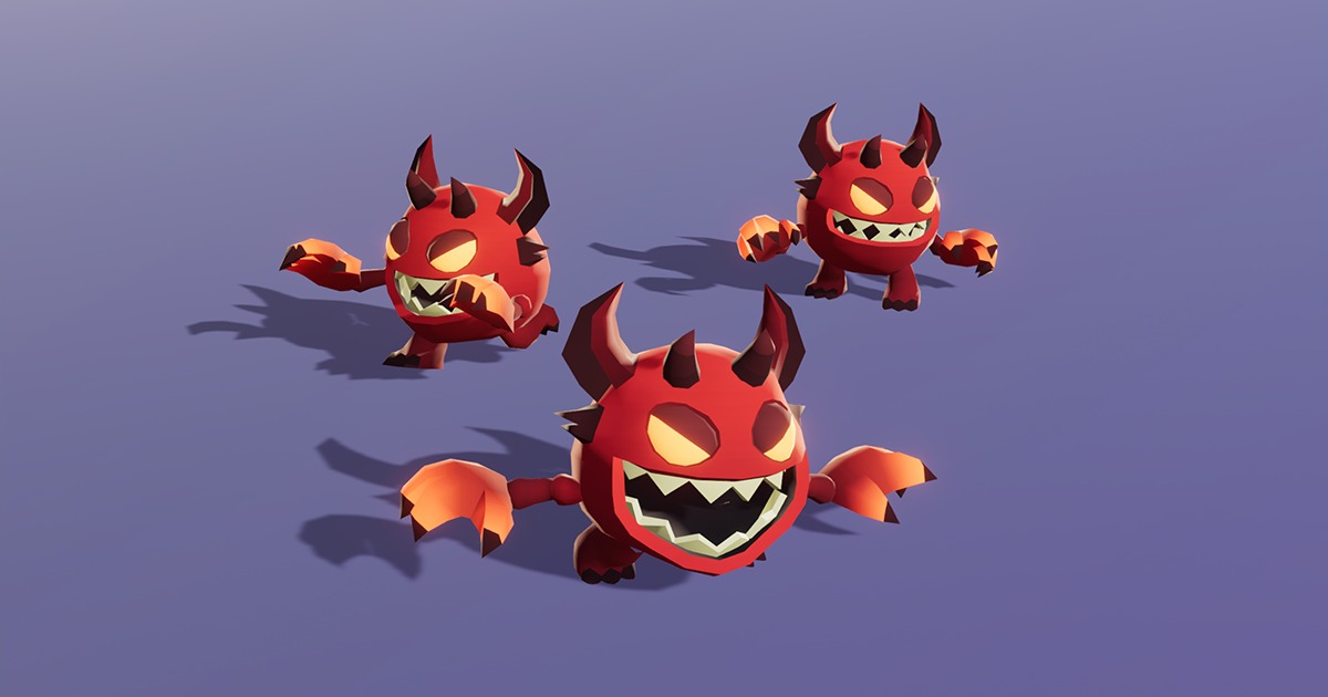 Imp Mischief Cute Series | 3D 生物 | Unity Asset Store
