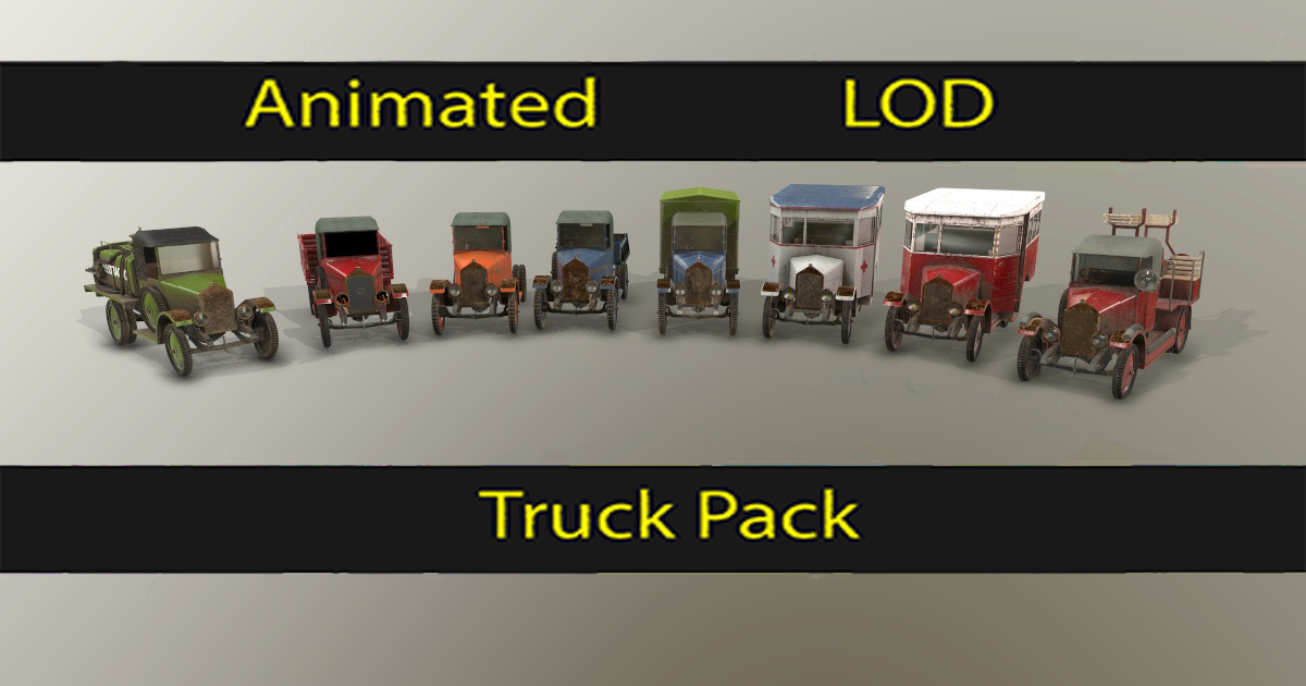 "AMO" Truck Pack | 3D Vehicles | Unity Asset Store