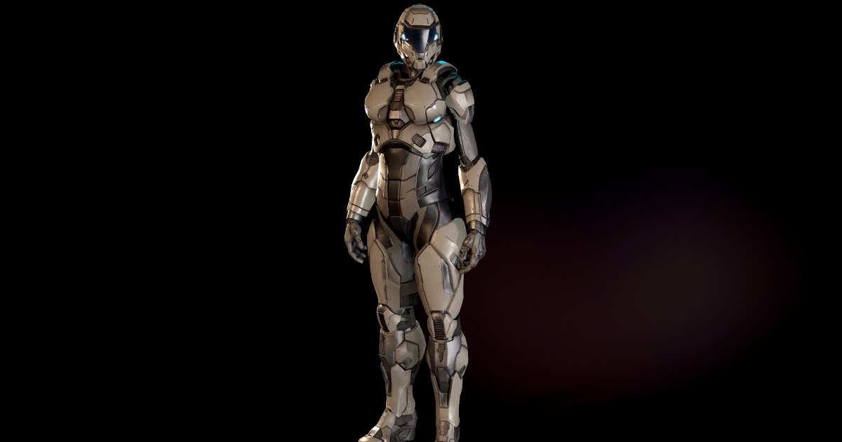 Space_female | Characters | Unity Asset Store