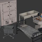 3D Models Hospital Props