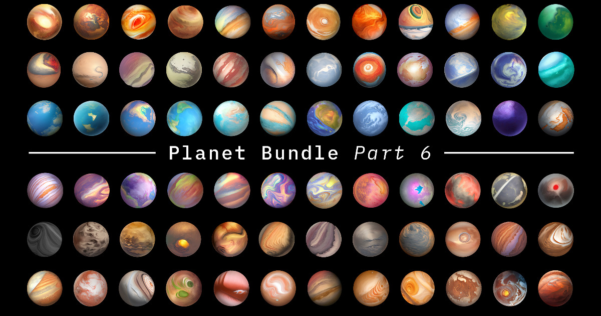 Planets Bundle Part 6 | 2D | Unity Asset Store