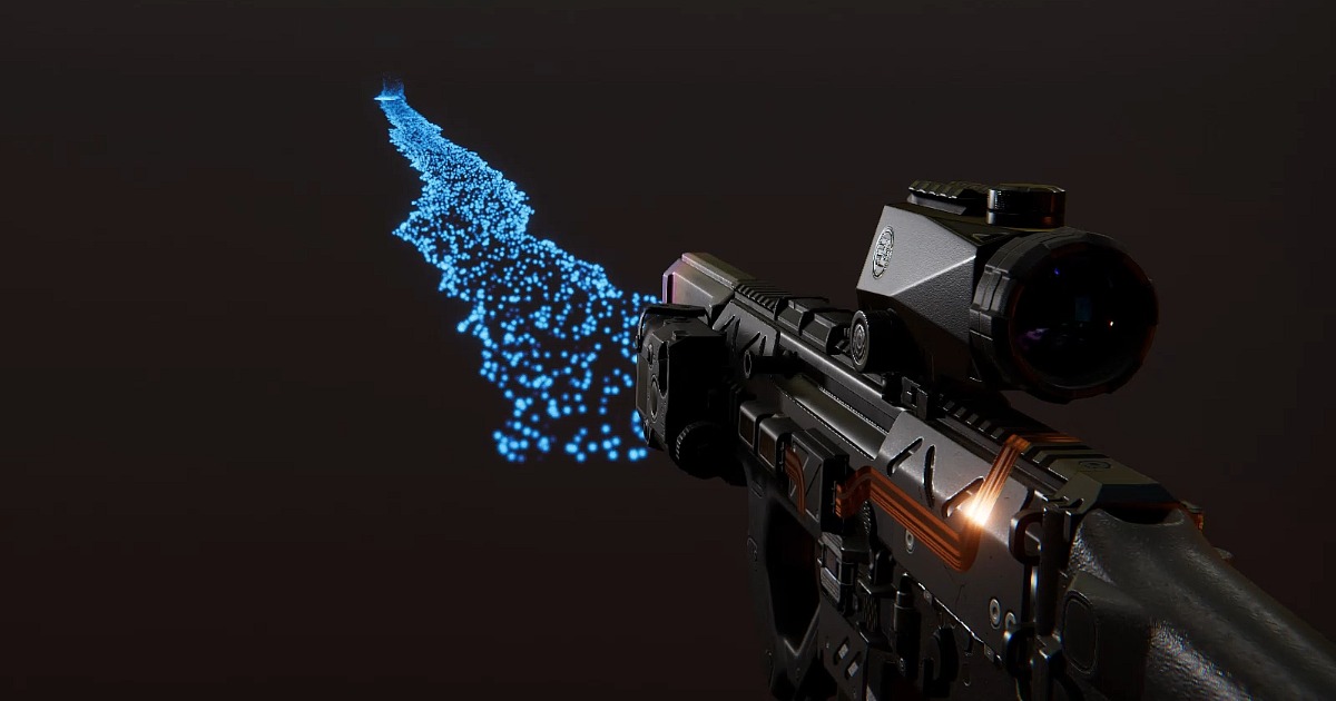 Sci-Fi Hitscan Shot Trail Wave | VFX Particles | Unity Asset Store