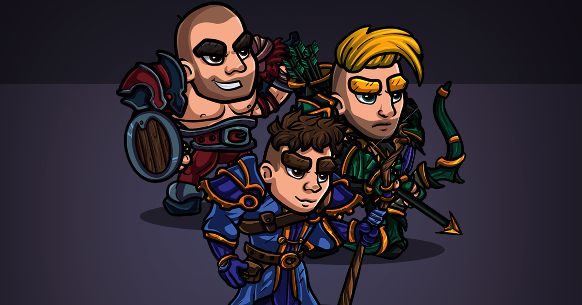 Human Heroes | 2D Characters | Unity Asset Store