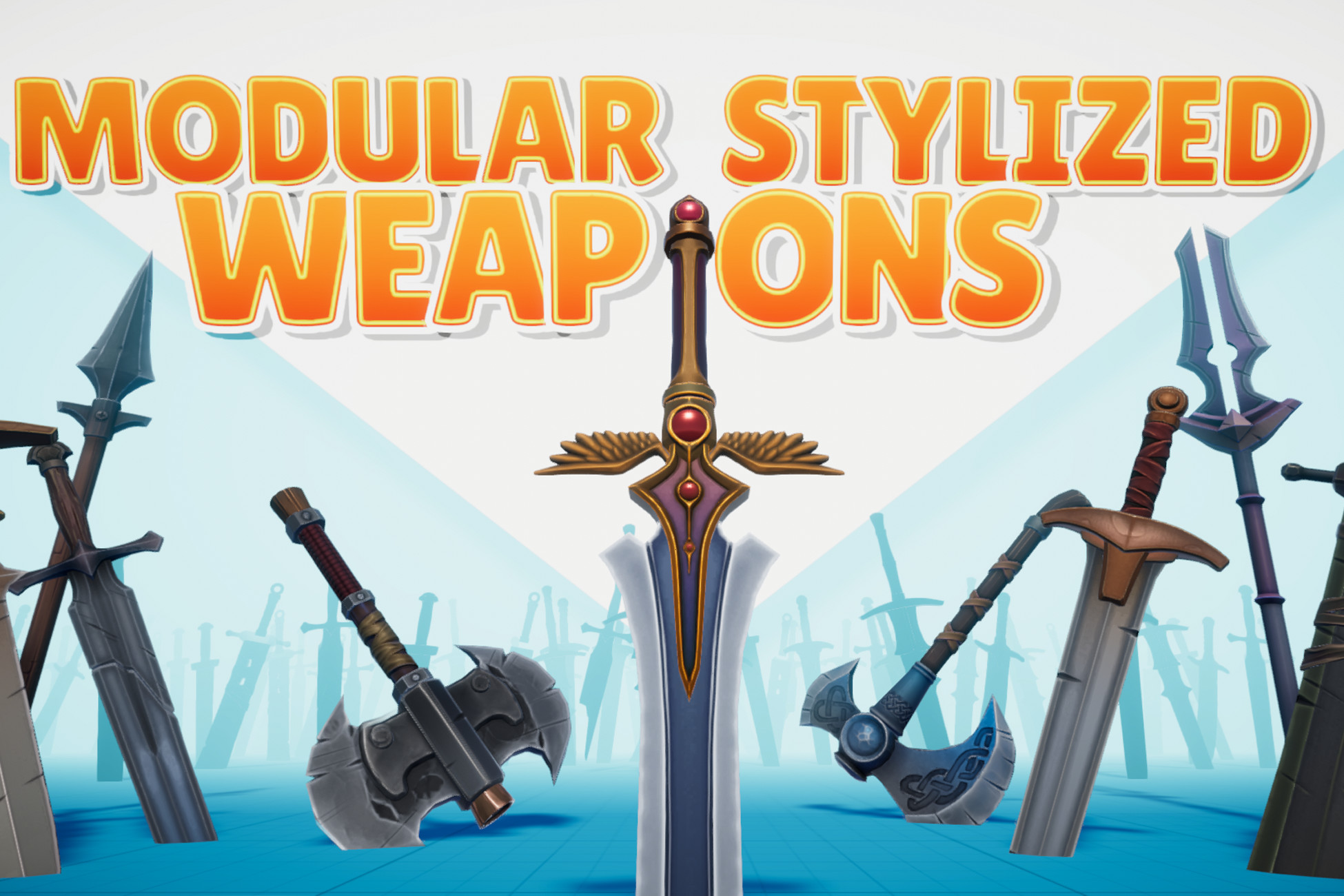 BoZo: Stylized Modular Weapons | 3D Weapons | Unity Asset Store