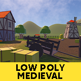FANTASY Medieval Environment - LOW POLY 3D