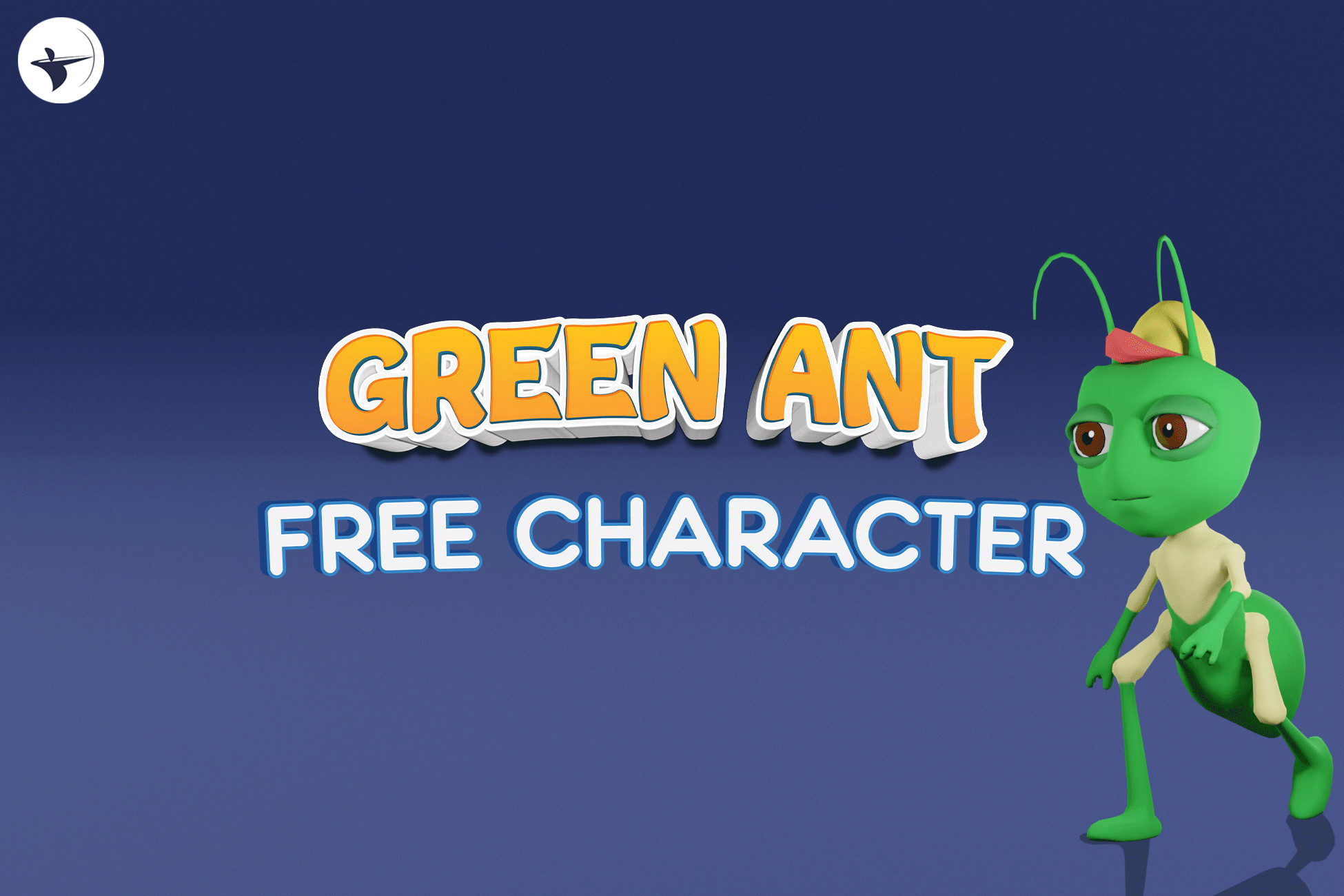 Rigged Stylized Green Cartoon Ant Character | 캐릭터 | Unity Asset Store