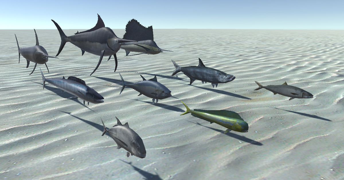 Saltwater fish vol 1 | Characters | Unity Asset Store