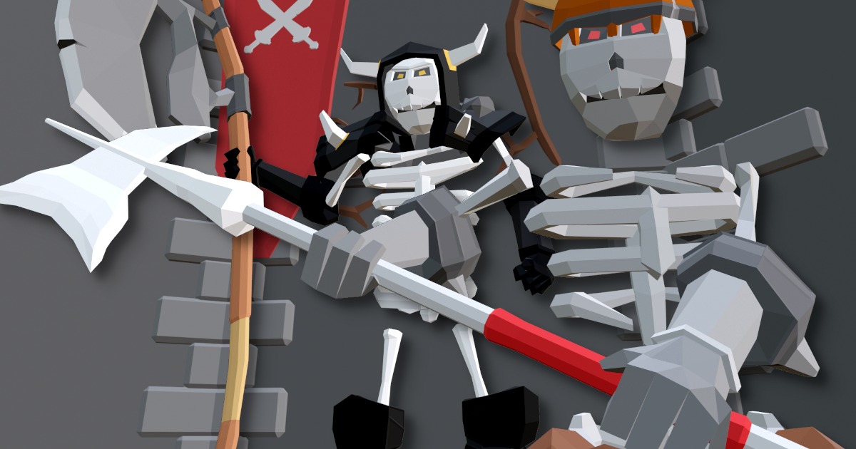 LOW POLY SKELETONS - Animated & Modular | Characters | Unity Asset Store