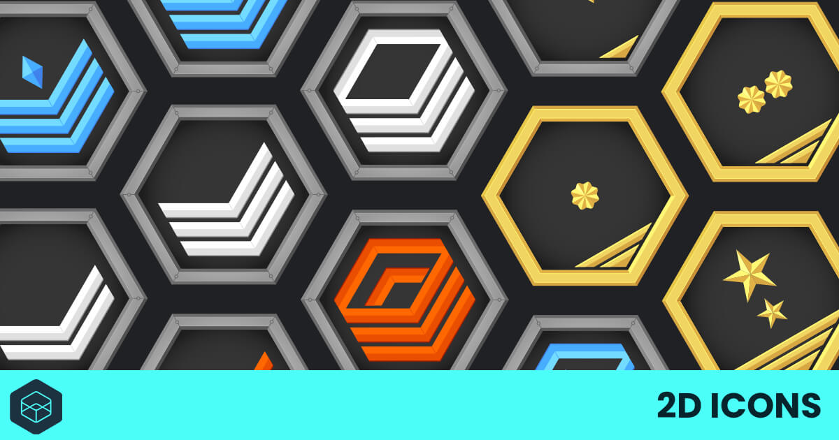 2D Icons - Space Rank | 2D Icons | Unity Asset Store