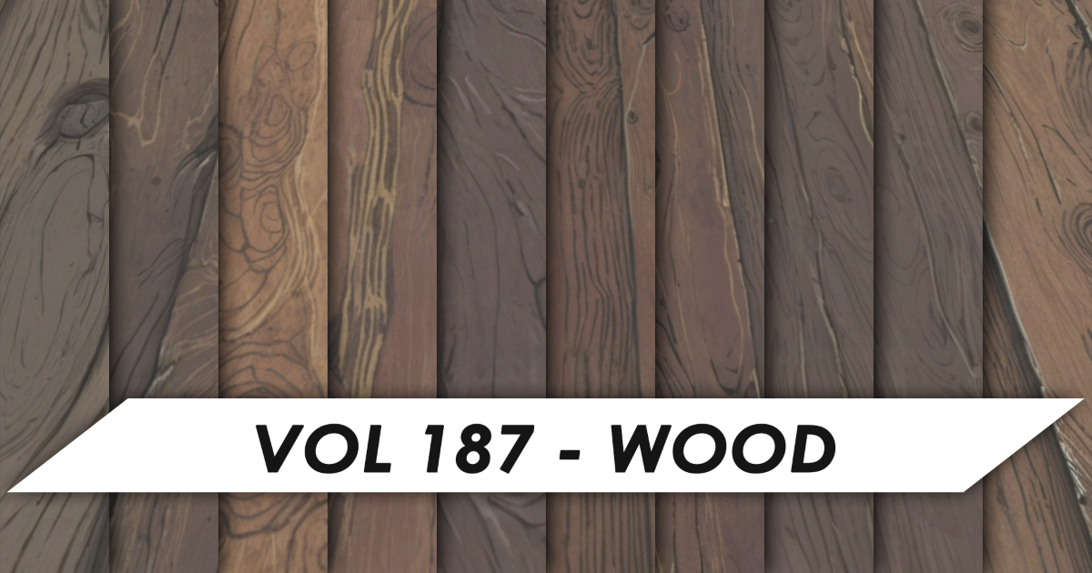 Stylized Textures - Vol 187 - Wood | 2D Textures & Materials | Unity ...
