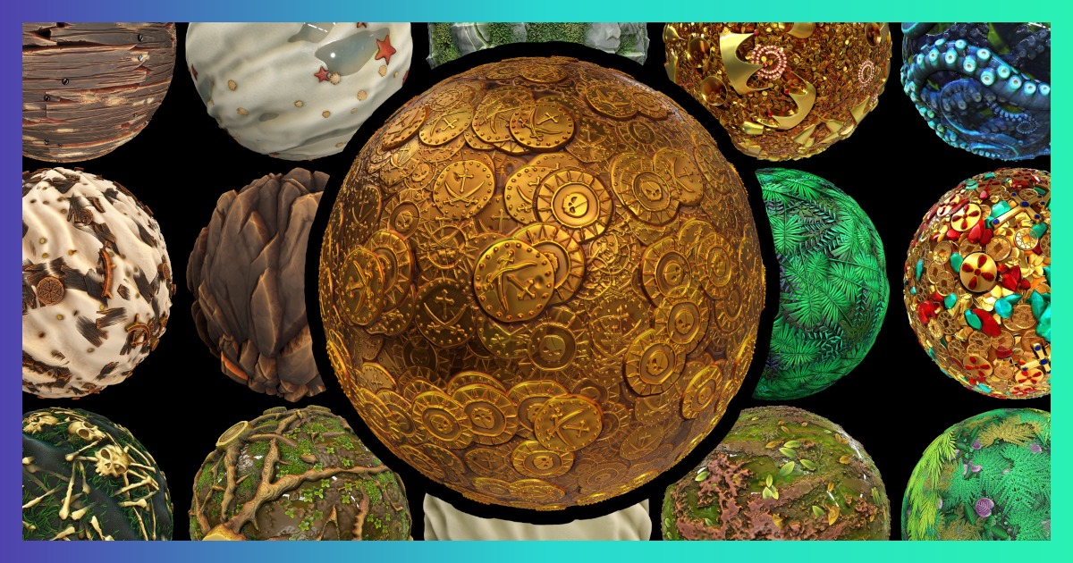 Stylized Pirate Textures - RPG Environment | 2D Textures & Materials ...