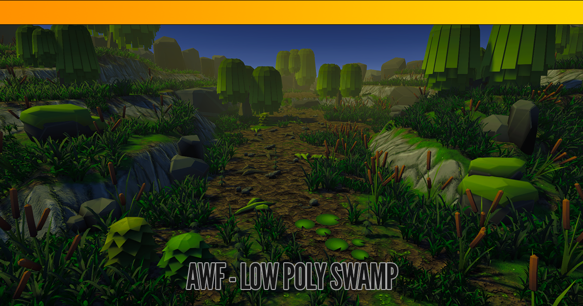 AWF - Low Poly Swamp | 3D Landscapes | Unity Asset Store
