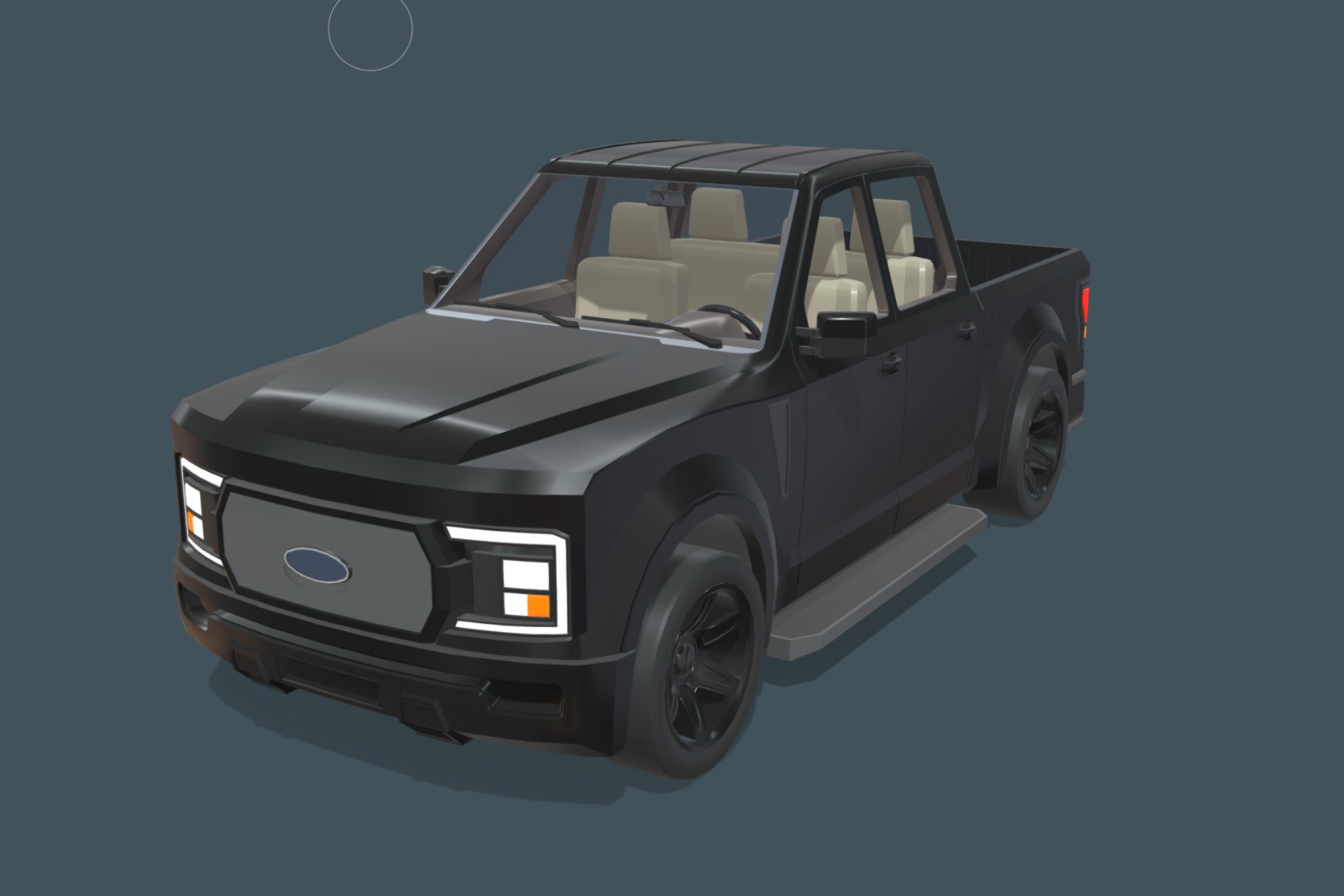 Modern Pickup Truck 1 (Low poly) | 3D Land | Unity Asset Store