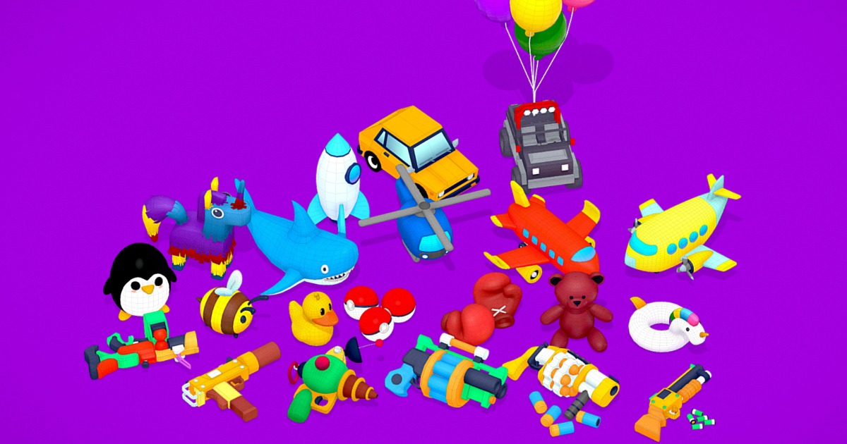 Toys Games Package | 3D 소품 | Unity Asset Store
