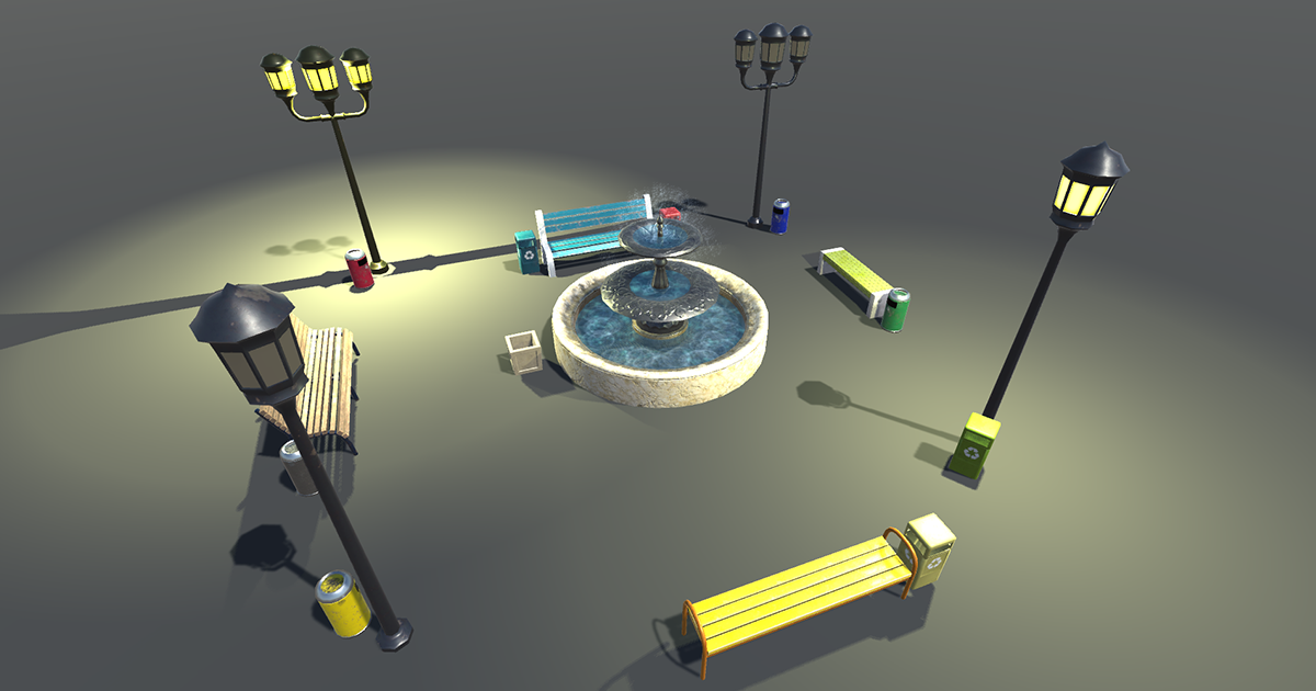 TME Pack 04: City Objects | 3D Urban | Unity Asset Store