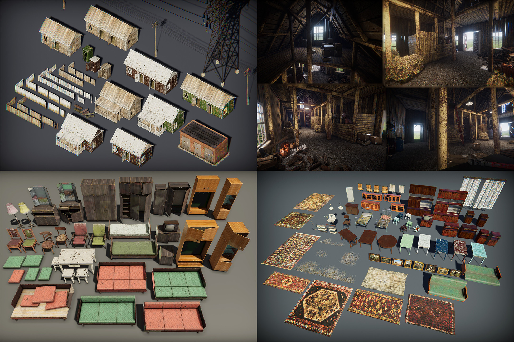 Environment Props - Bundle | 3D Urban | Unity Asset Store