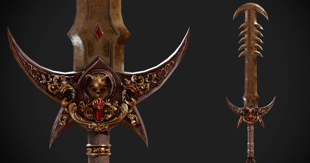 Ritual Sword | 3D Weapons | Unity Asset Store