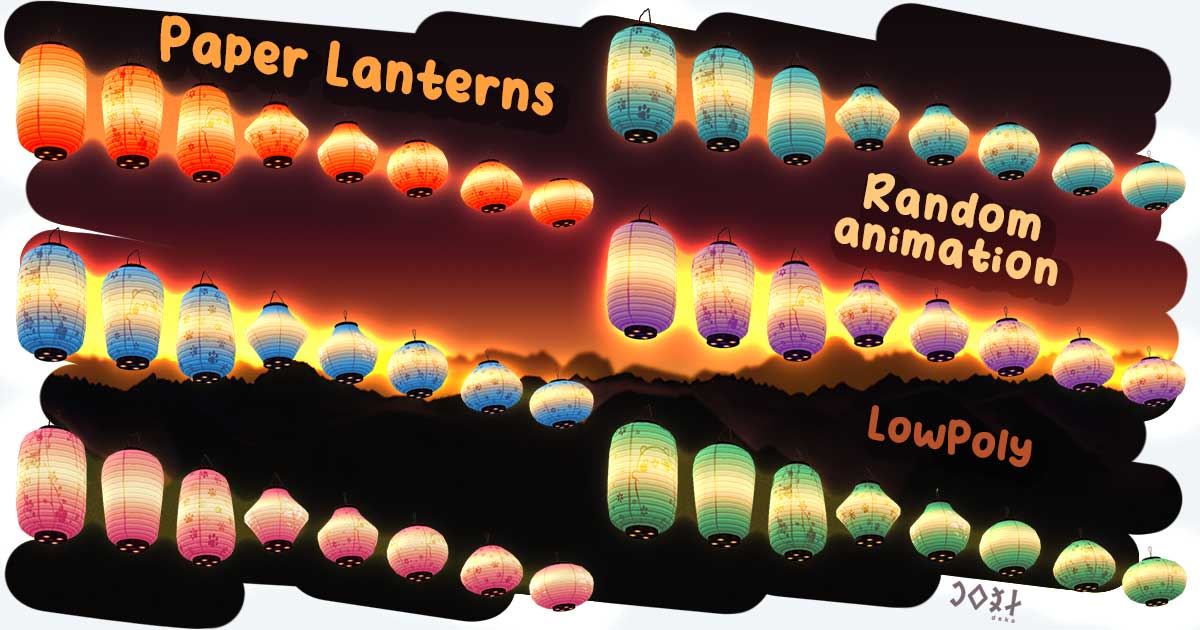 Paper Lanterns | 3D Environments | Unity Asset Store