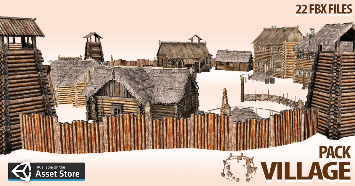 Village Pack | 3D Historic | Unity Asset Store