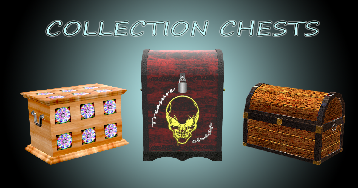Collection chests | 3D Characters | Unity Asset Store