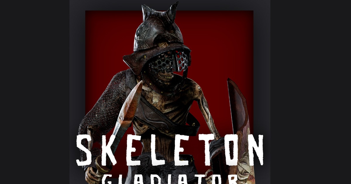 SKELETON GLADIATOR MURMILLO | 3D Humanoids | Unity Asset Store