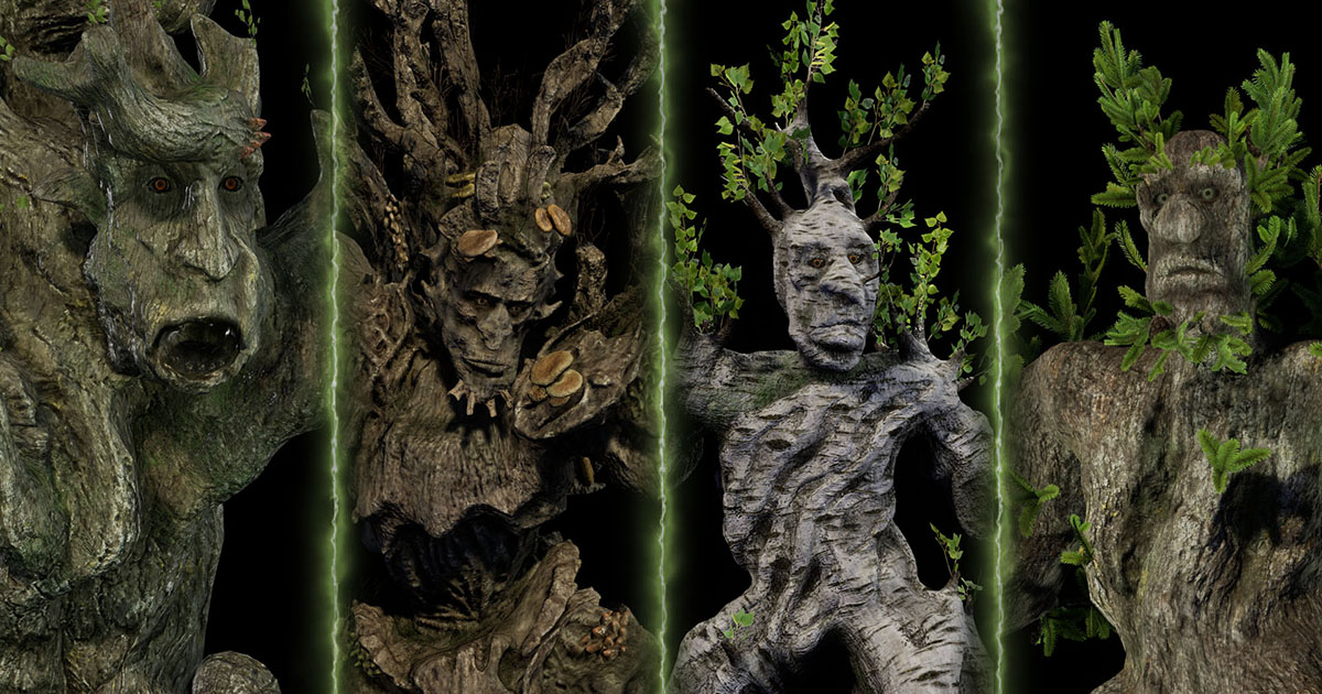 Pack of tree ents | 3D Creatures | Unity Asset Store