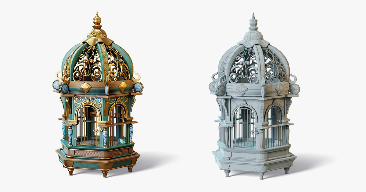 Birdcage Fancy | 3D Furniture | Unity Asset Store