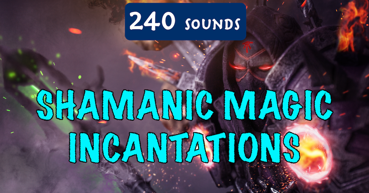 Shamanic Magic Incantations Sound Pack | Audio Sound FX | Unity Asset Store