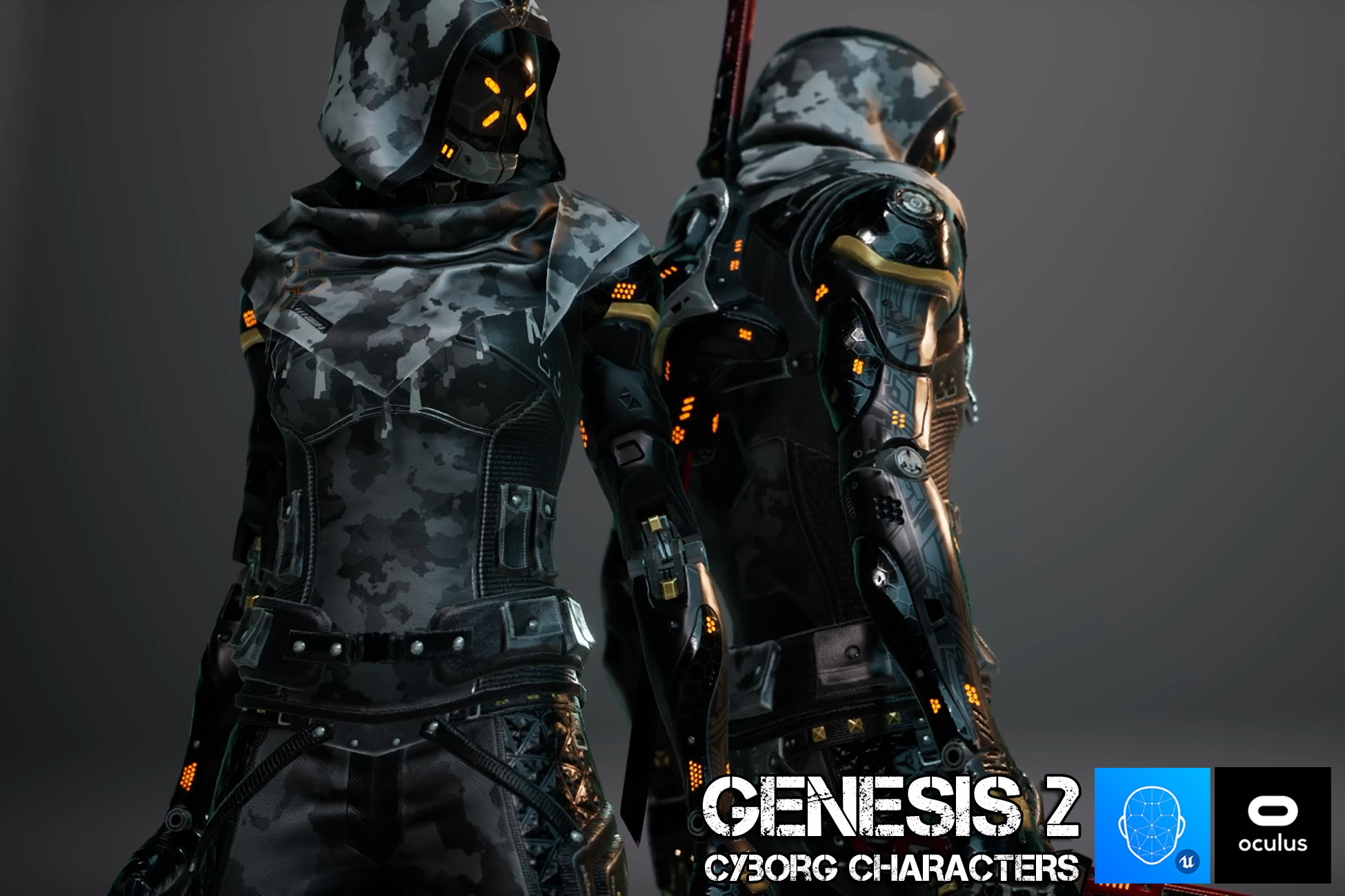 G2: Cyborg Characters | 3D Humanoids | Unity Asset Store