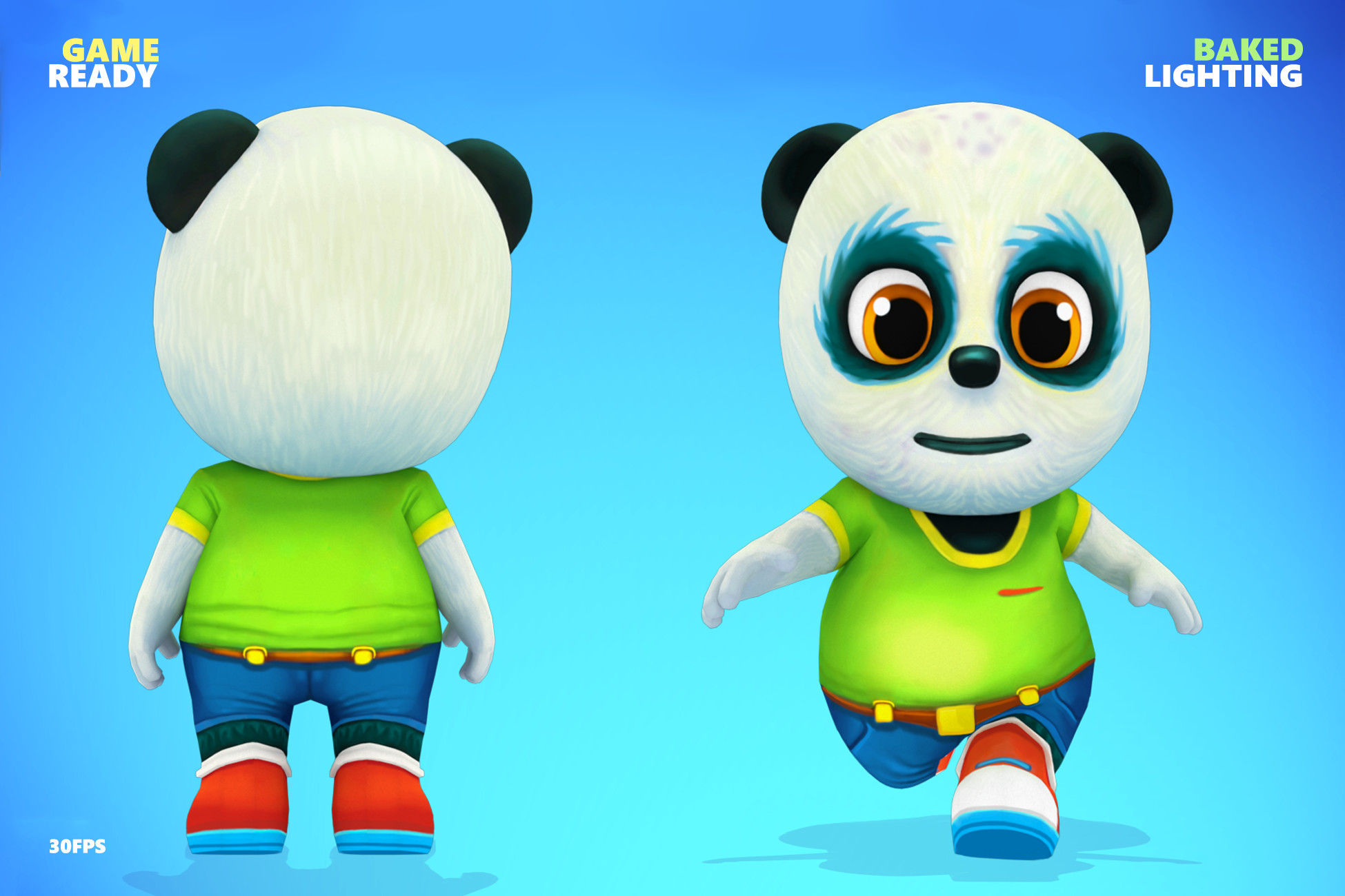 Panda Bear Animated | 3D 动物 | Unity Asset Store