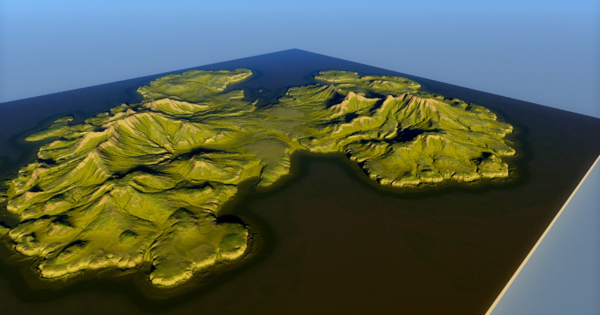 Heightmaps- IslandHeightmapsV2 | 3D Landscapes | Unity Asset Store