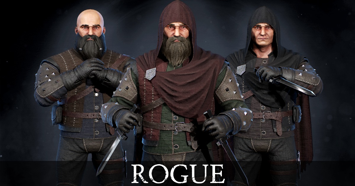 Dwarf Rogue Modular | Characters | Unity Asset Store