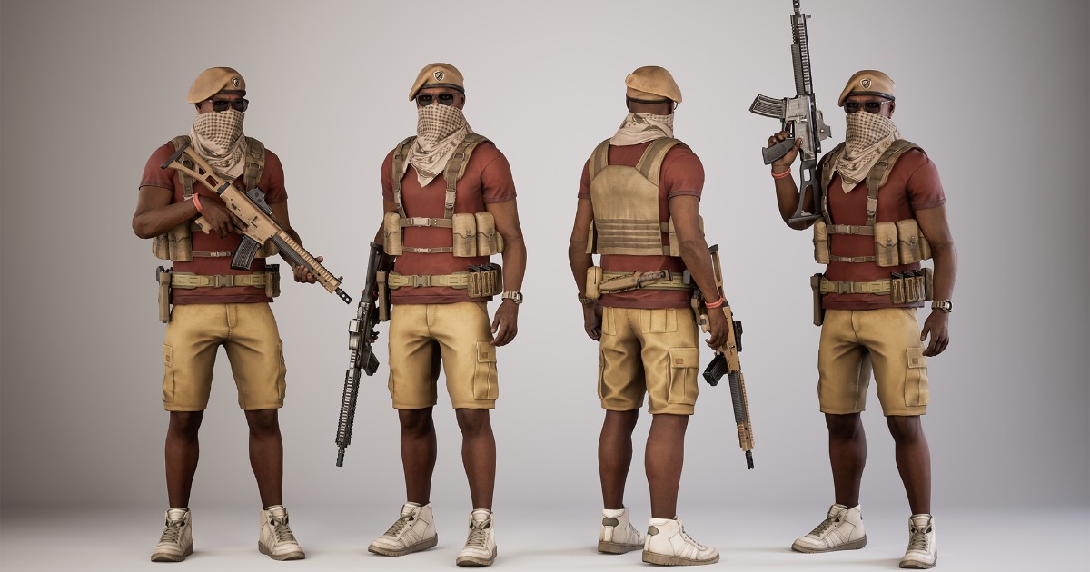 Casual Military Soldier 26 | Characters | Unity Asset Store